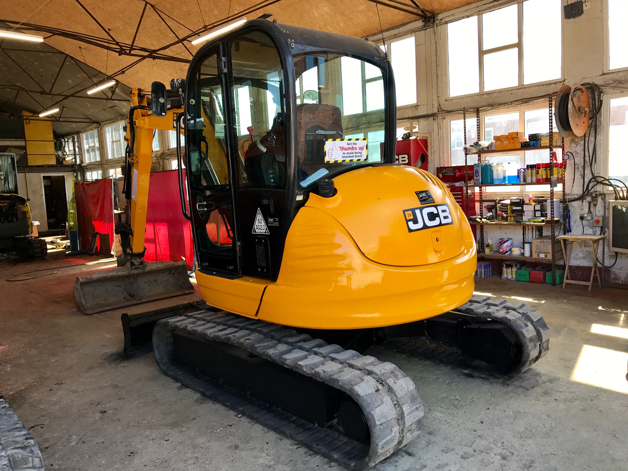 JCB 8050ZTS excavator polished up and ready to leave | Jay Bee Plant Sales