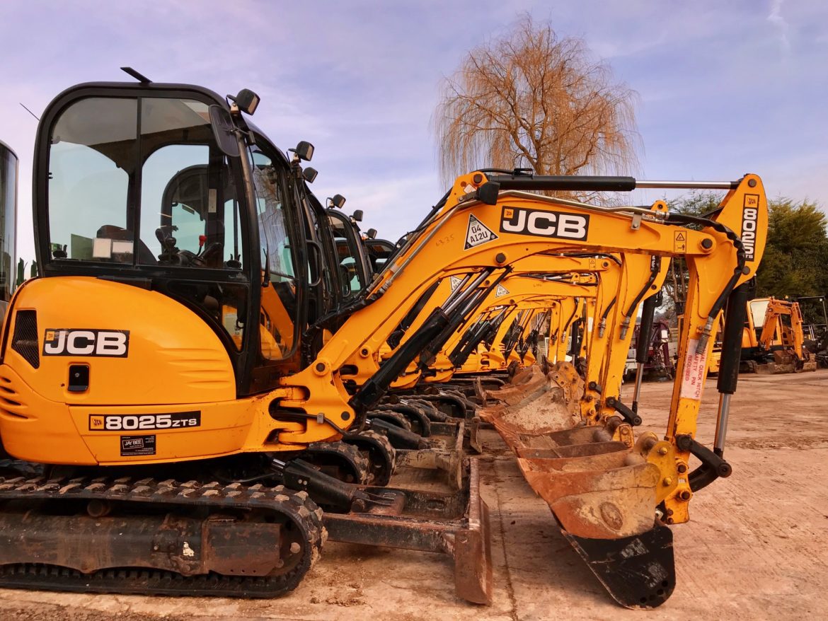JCB excavators in stock and ready for delivery! - Jay Bee Plant Sales